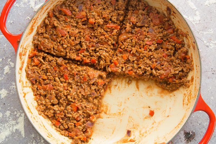 Meaty Bolognese Calzone