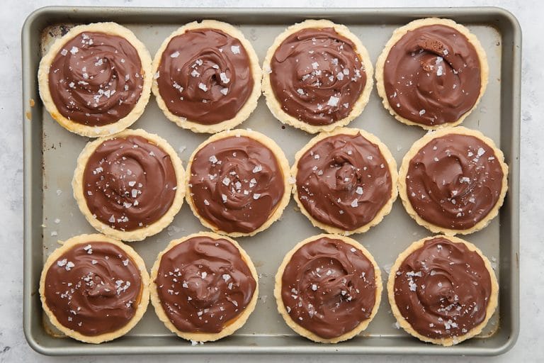 Baileys Salted Caramel Mini Chocolate Tarts