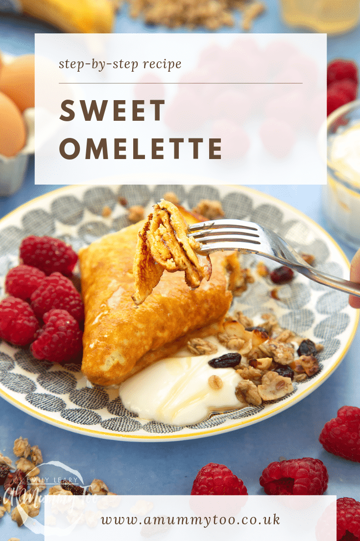 Sweet breakfast omelette. Yes, really! It's delicious! - A Mummy Too