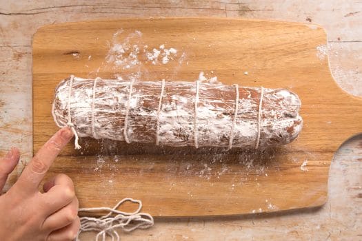 Christmas Spiced Chocolate Salami
