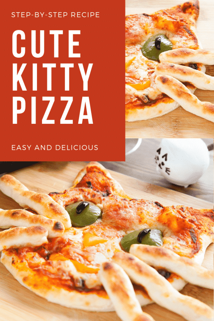 Kitty Pizza with Breadstick Whiskers
