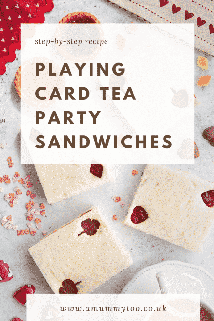 Playing Card Sandwiches for Afternoon Tea