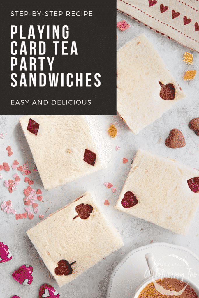 Playing Card Sandwiches for Afternoon Tea