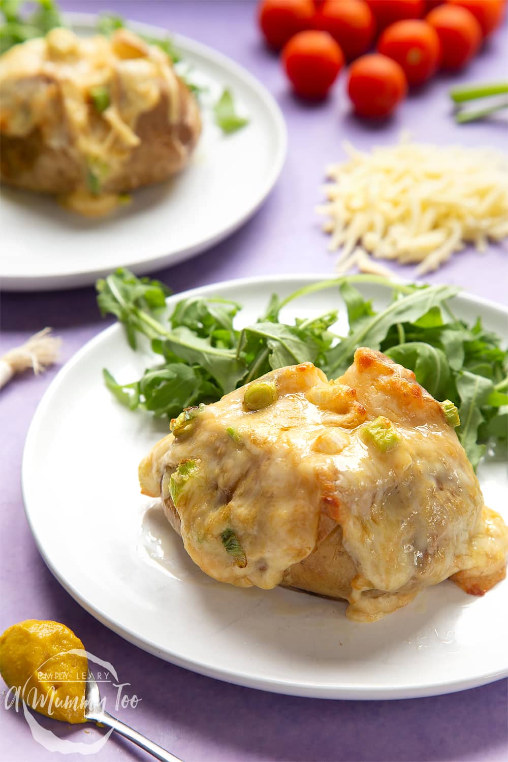 Cheese and onion jacket potato - A Mummy Too