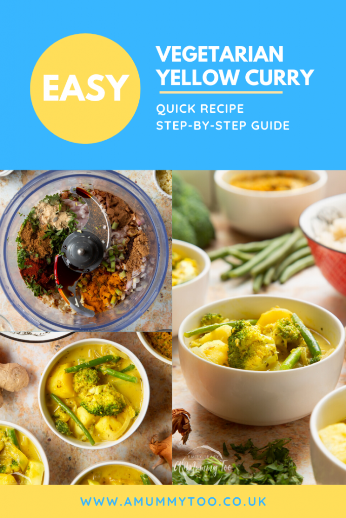 Vegetarian yellow curry - A Mummy Too