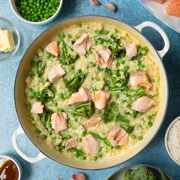 Easy salmon risotto - A Mummy Too