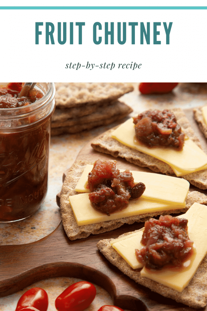 Fruit chutney recipe with apples and plums - A Mummy Too