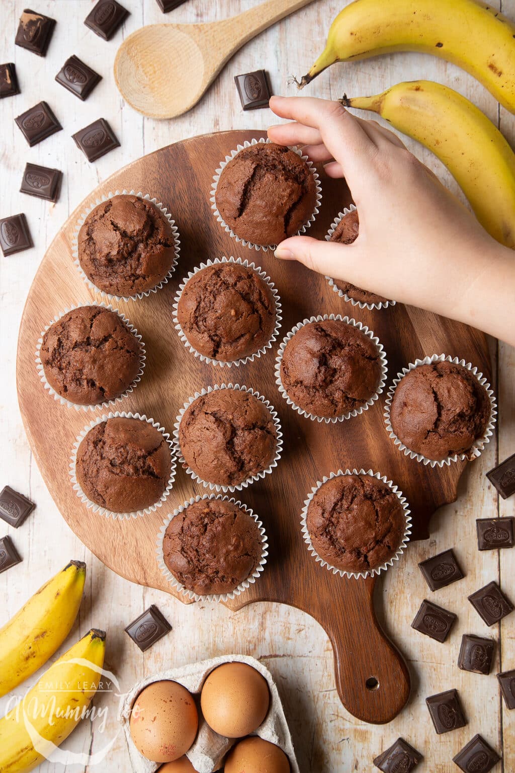 Banana And Chocolate Muffins Banana And Chocolate Muffins
