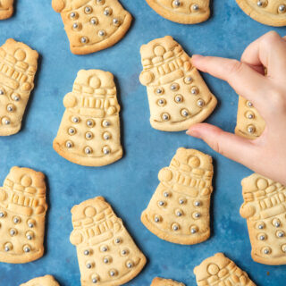 Dalek cookies - Doctor Who recipe - A Mummy Too