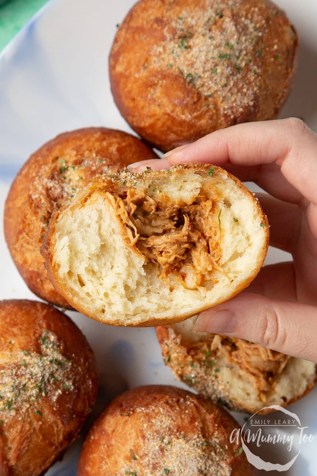 Pulled Chicken Doughnuts by Nadiya Hussain