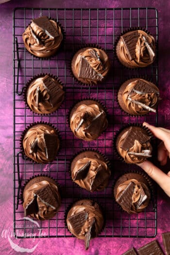 After Eight Cupcakes - Mint Chocolate Heaven!