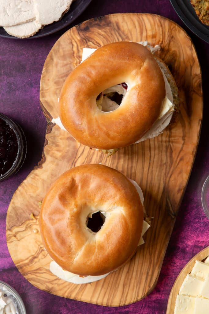Toasted Turkey Bagel