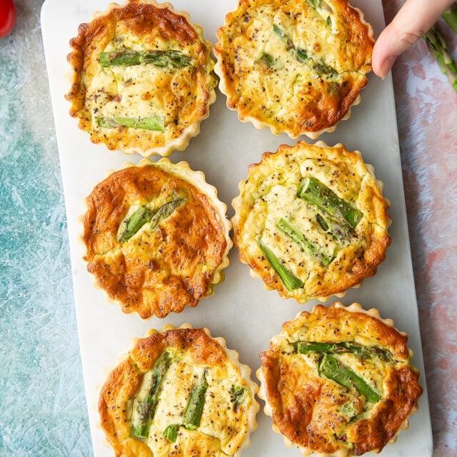 Asparagus tartlets - A Mummy Too
