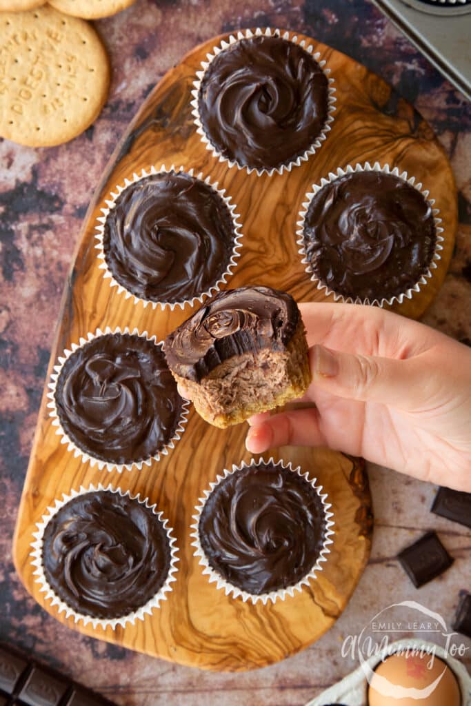 Chocolate Cheesecake Cupcakes