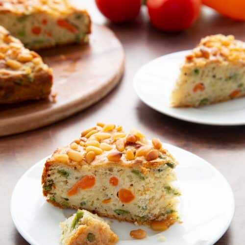 Easy savoury vegetable cake - A Mummy Too