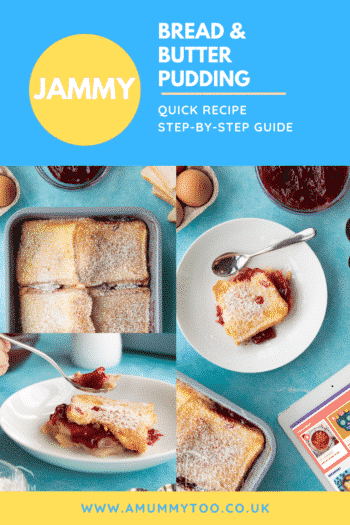 Bread and Butter Pudding with Jam