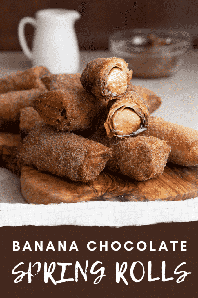 Banana Chocolate Spring Rolls