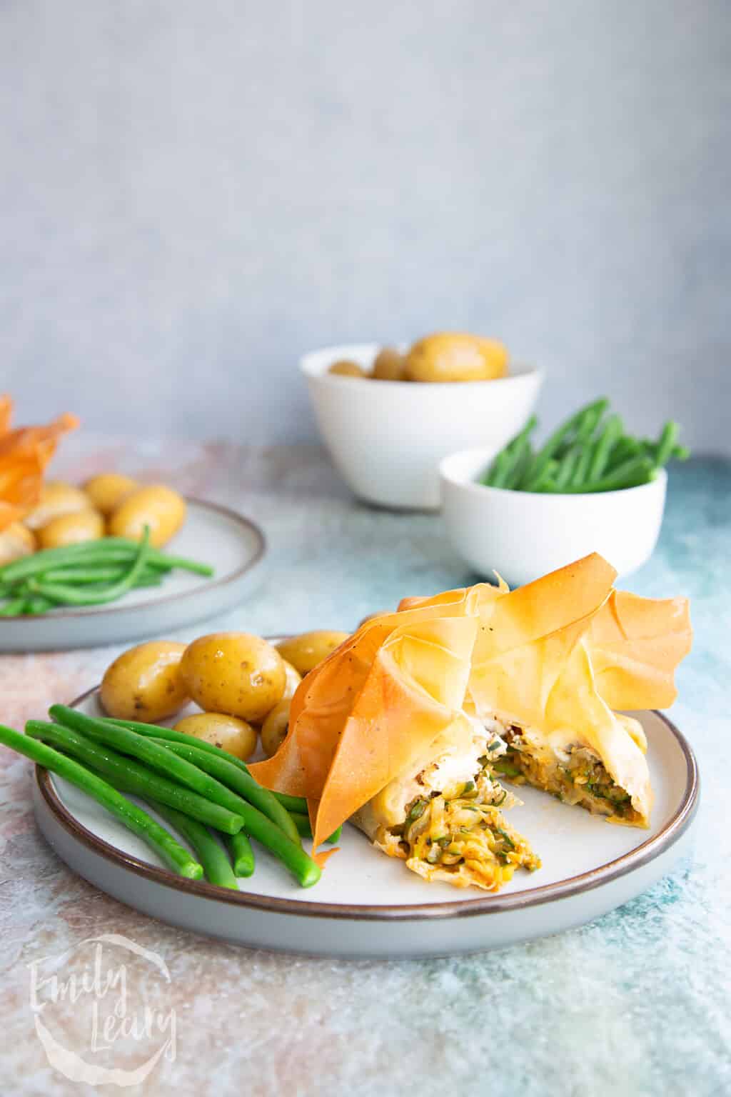 Goats Cheese Filo Parcels