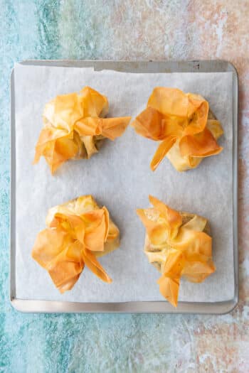 Goats Cheese Filo Parcels