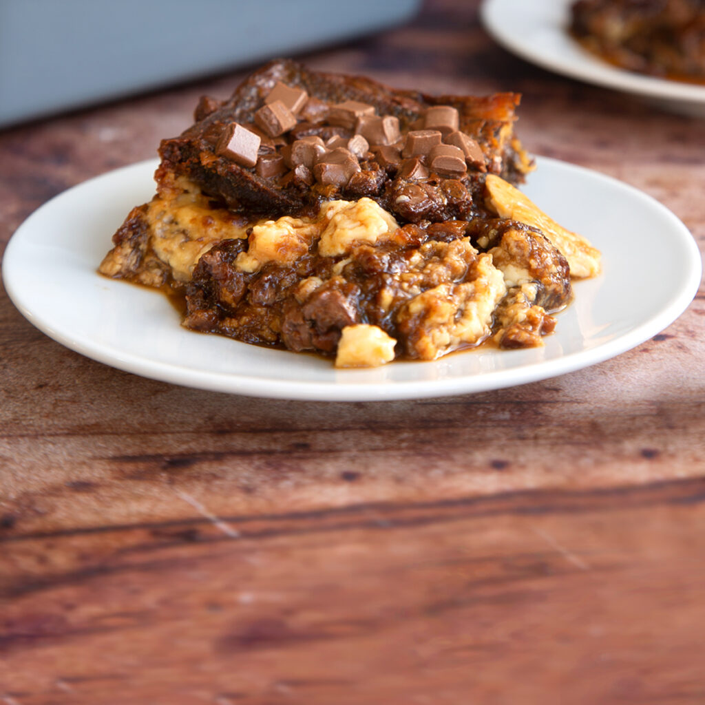 Malt Loaf Bread and Butter Pudding