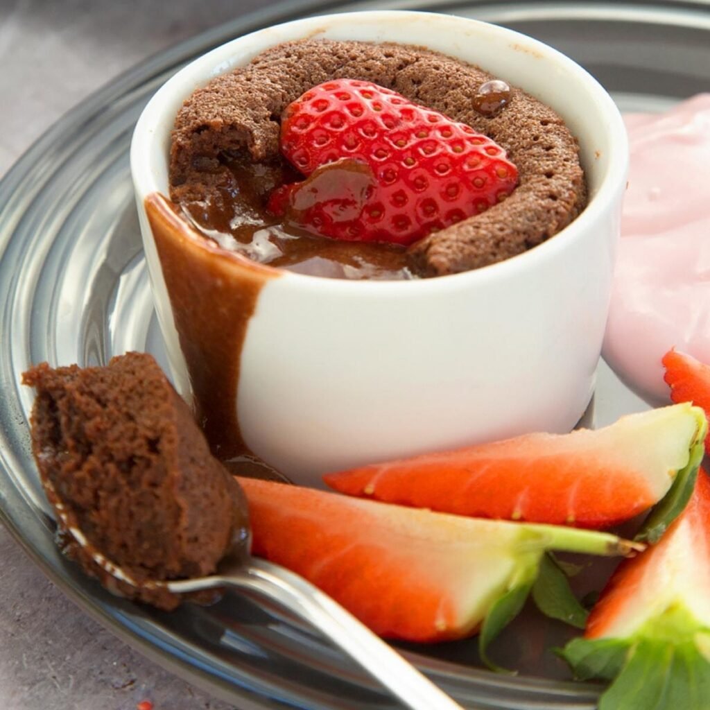 Chocolate Strawberry Pudding