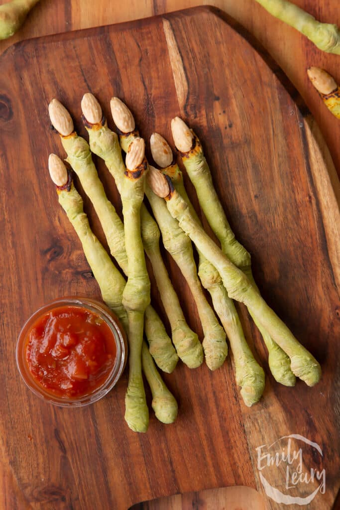 Witches Finger Breadsticks