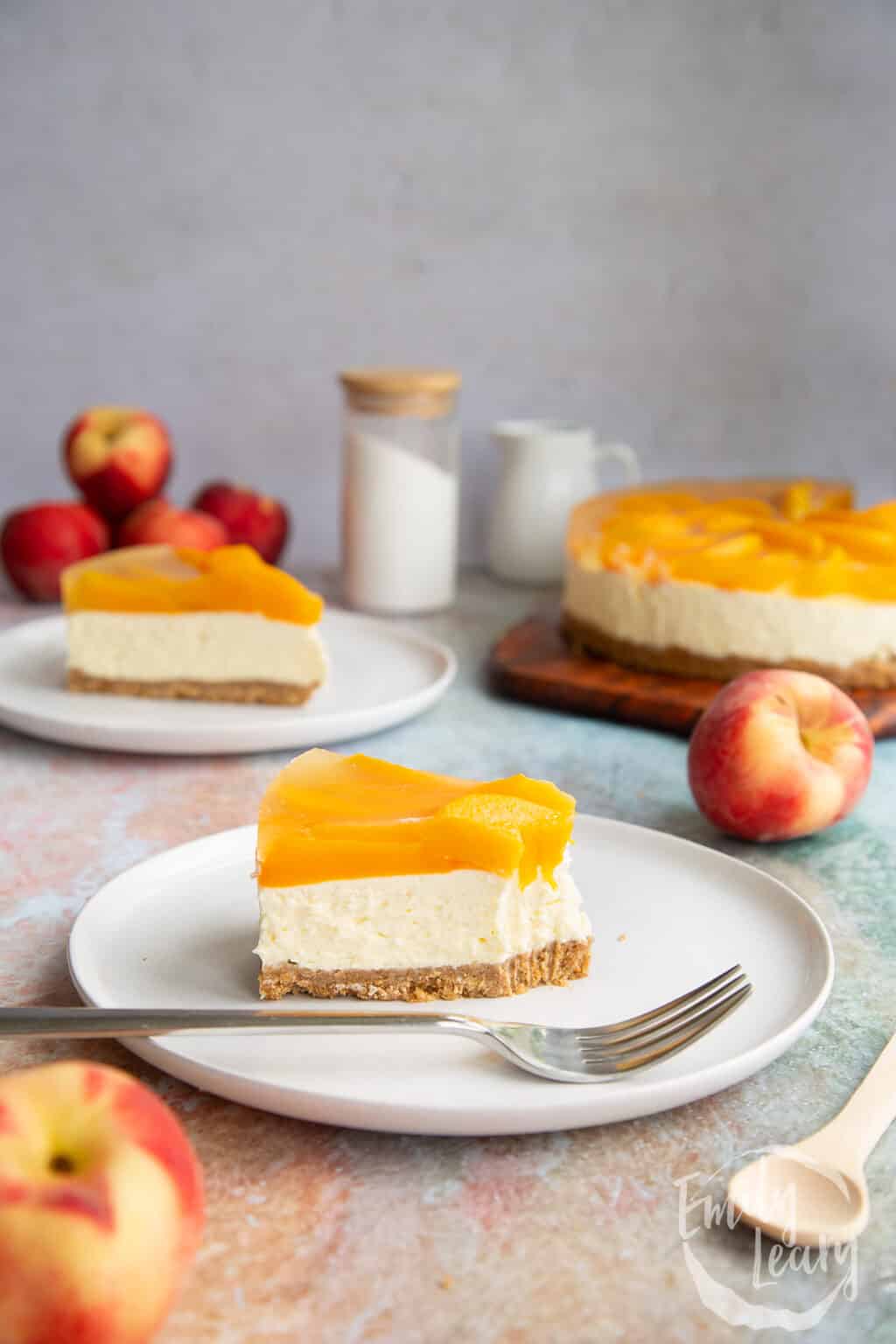 Peach Cheesecake
