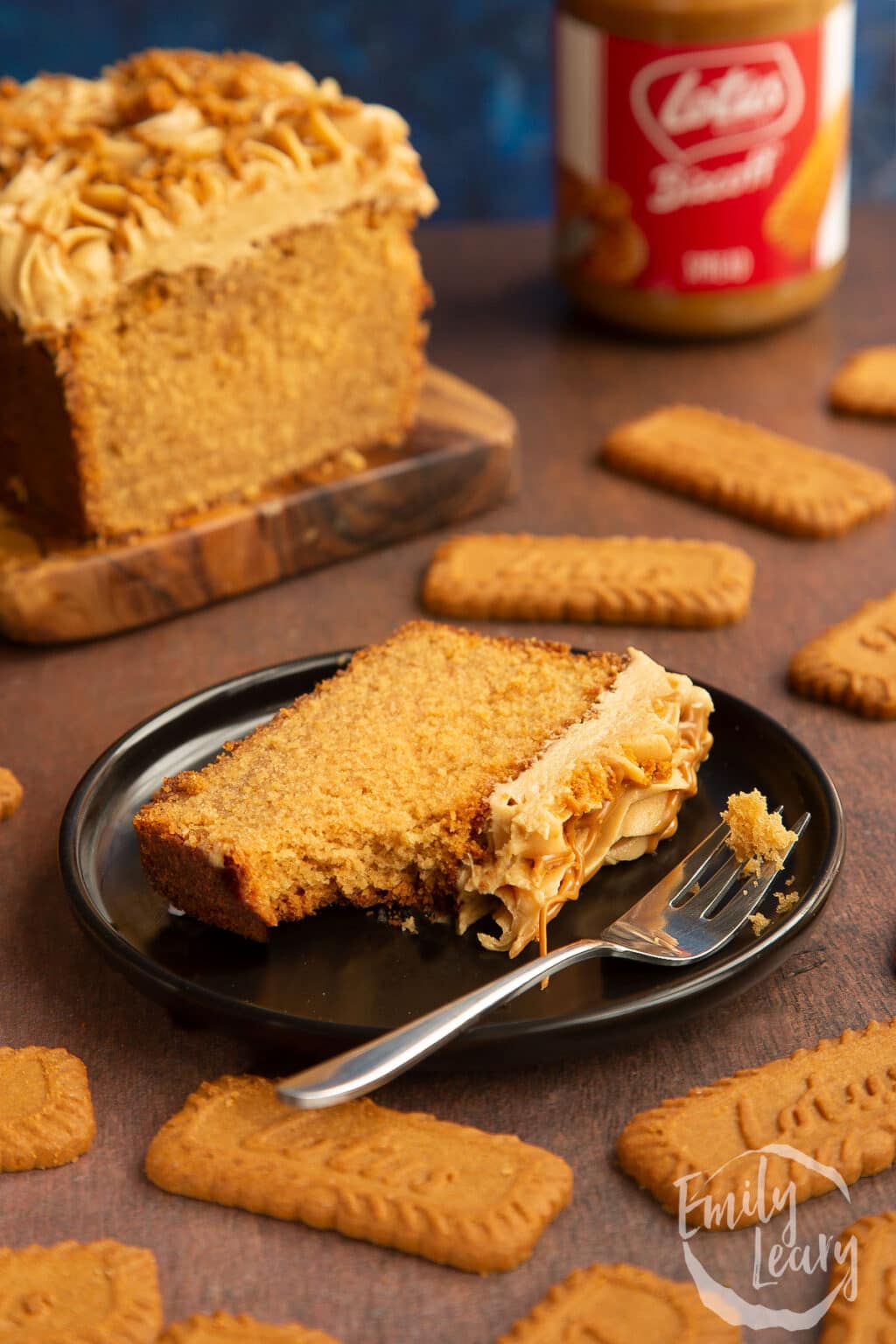 Biscoff loaf cake