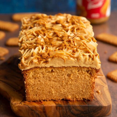 Biscoff loaf cake