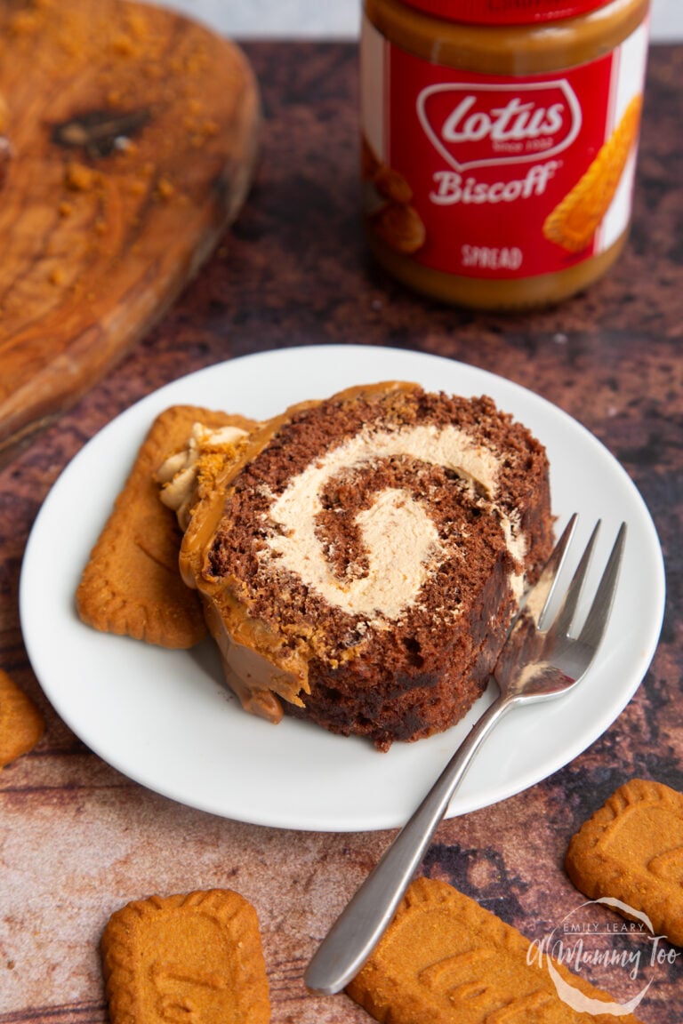 Biscoff Swiss Roll
