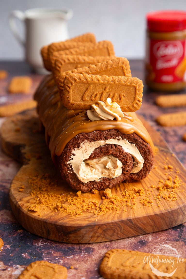 Biscoff Swiss Roll