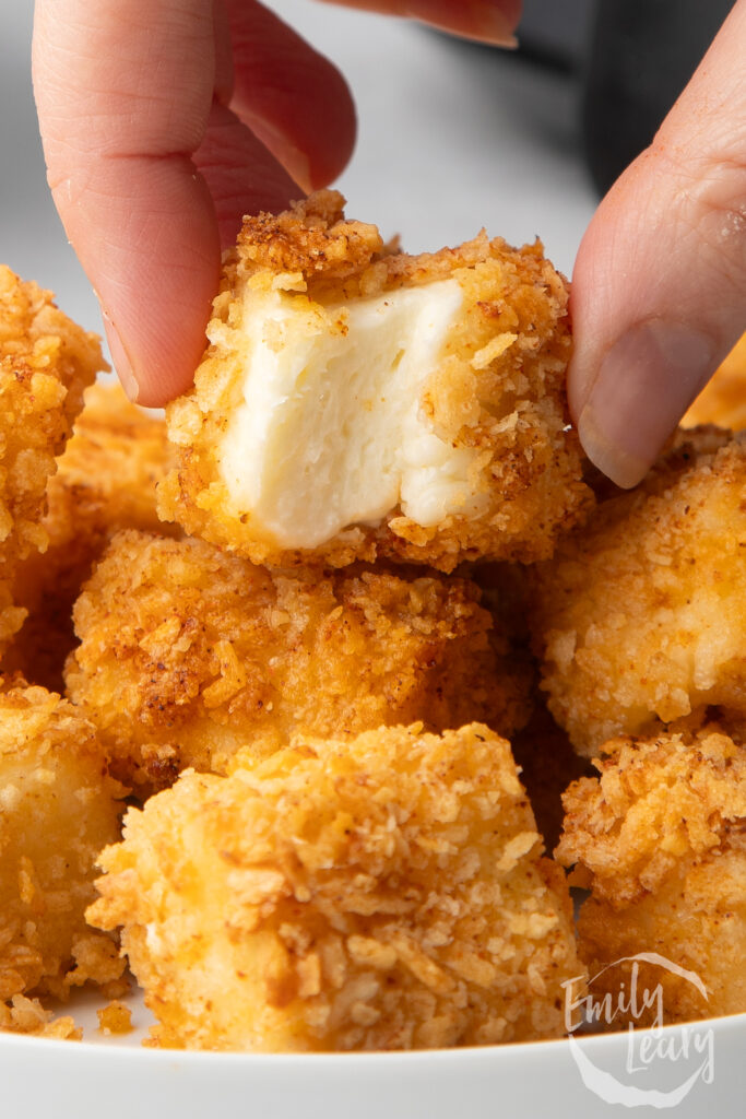 Air Fryer Halloumi Bites