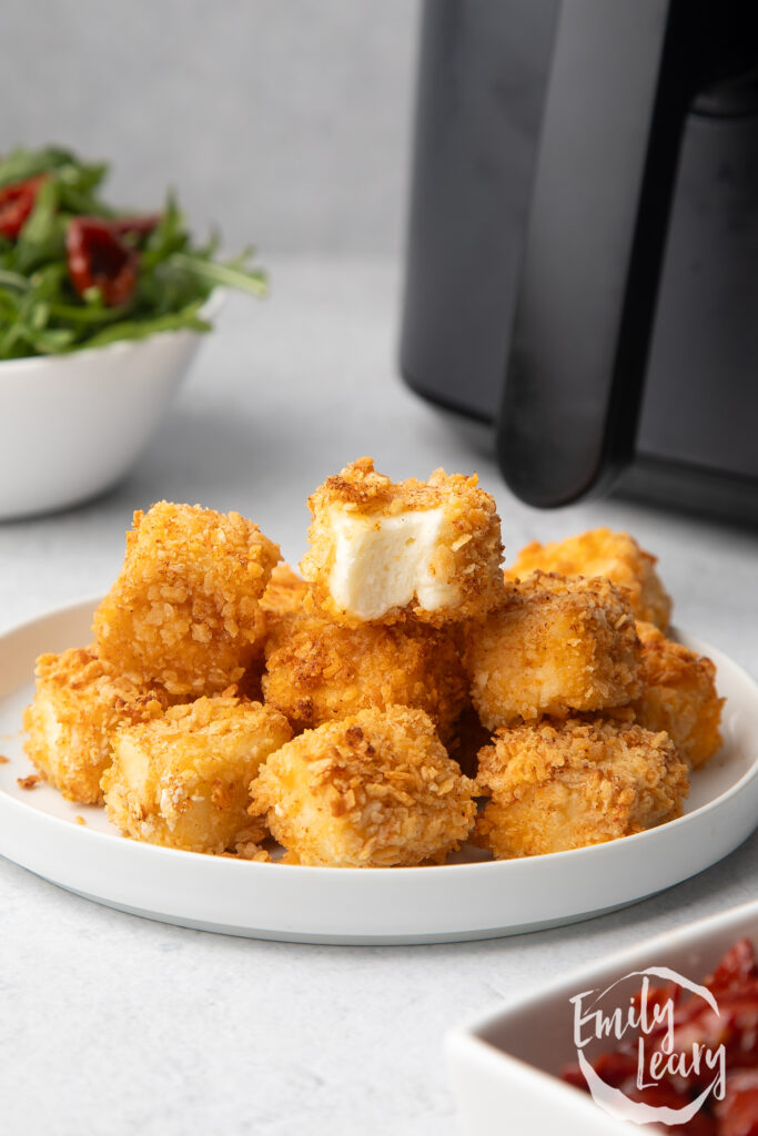 Air Fryer Halloumi Bites