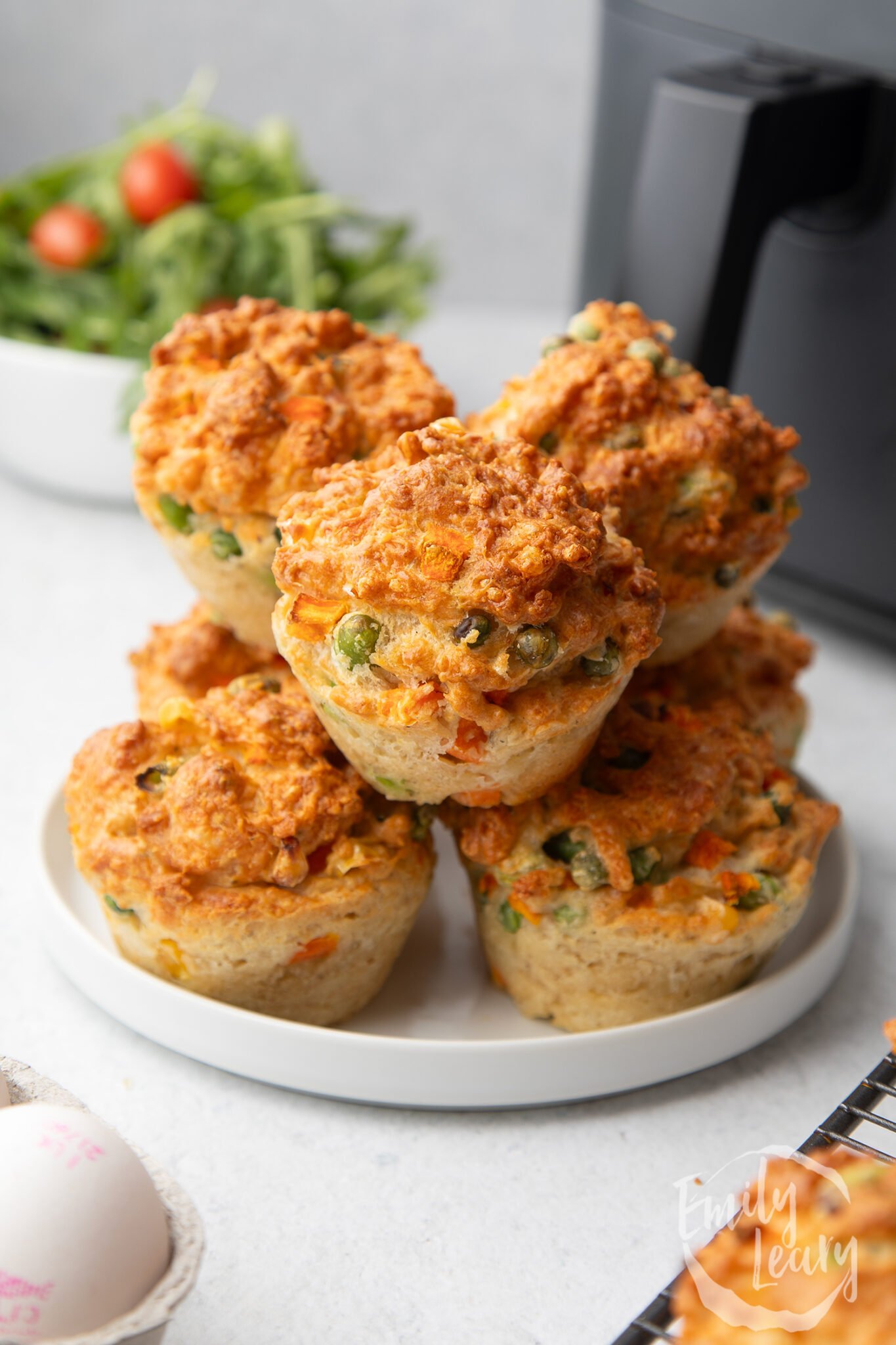 Air Fryer Savoury Vegetable Muffins