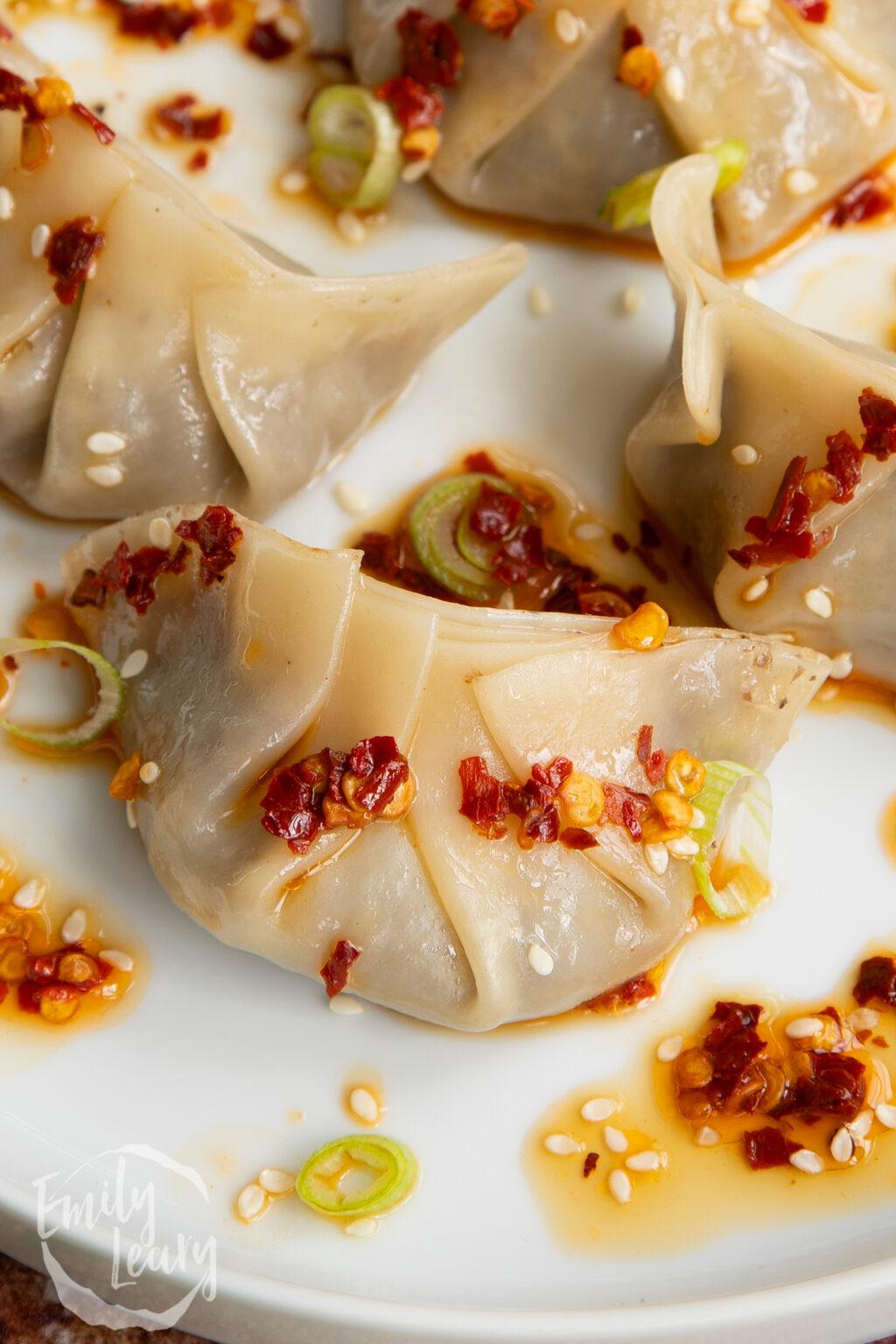 Mushroom Gyoza with Cabbage